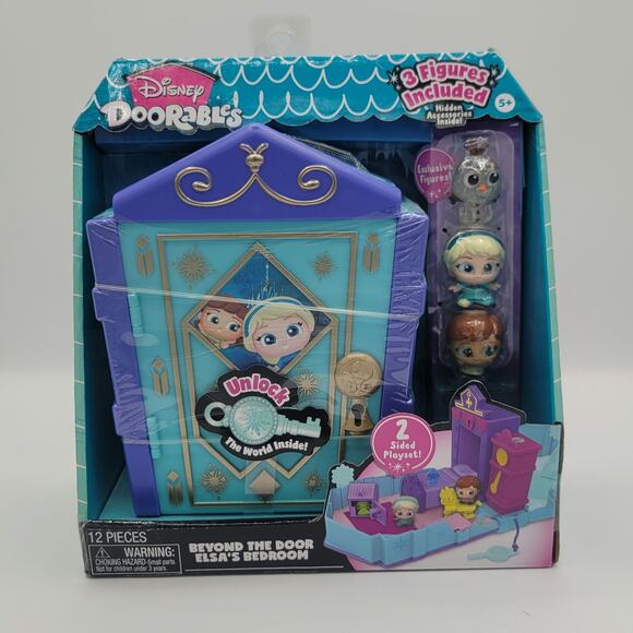 Disney | Toys | Disney Doorables Frozen Beyond The Door Elsas Bedroom ...